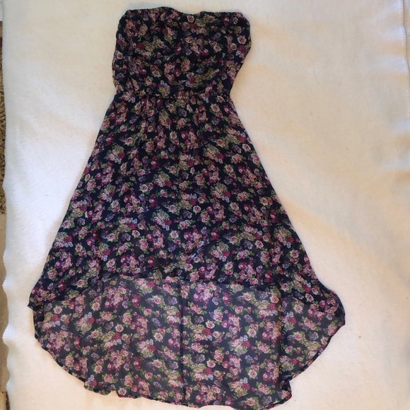 Gypsy Warrior | Dresses | Gypsy Warriorstrapless Highlow Floral Dress ...
